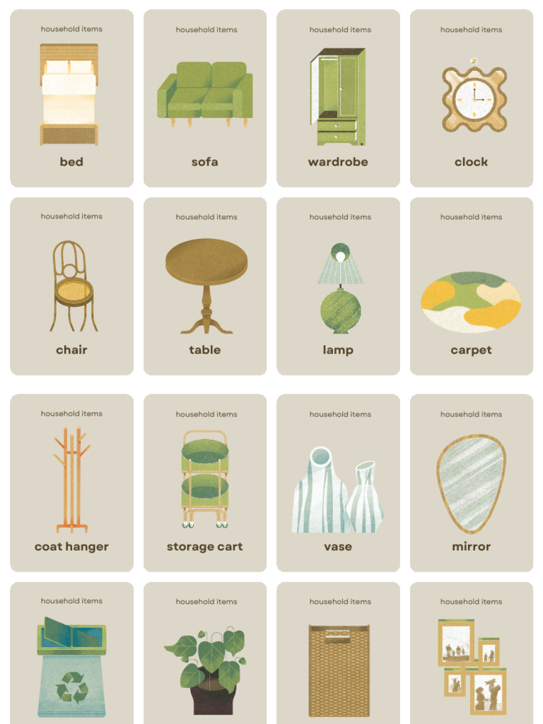 Essential Household Items List | PDF