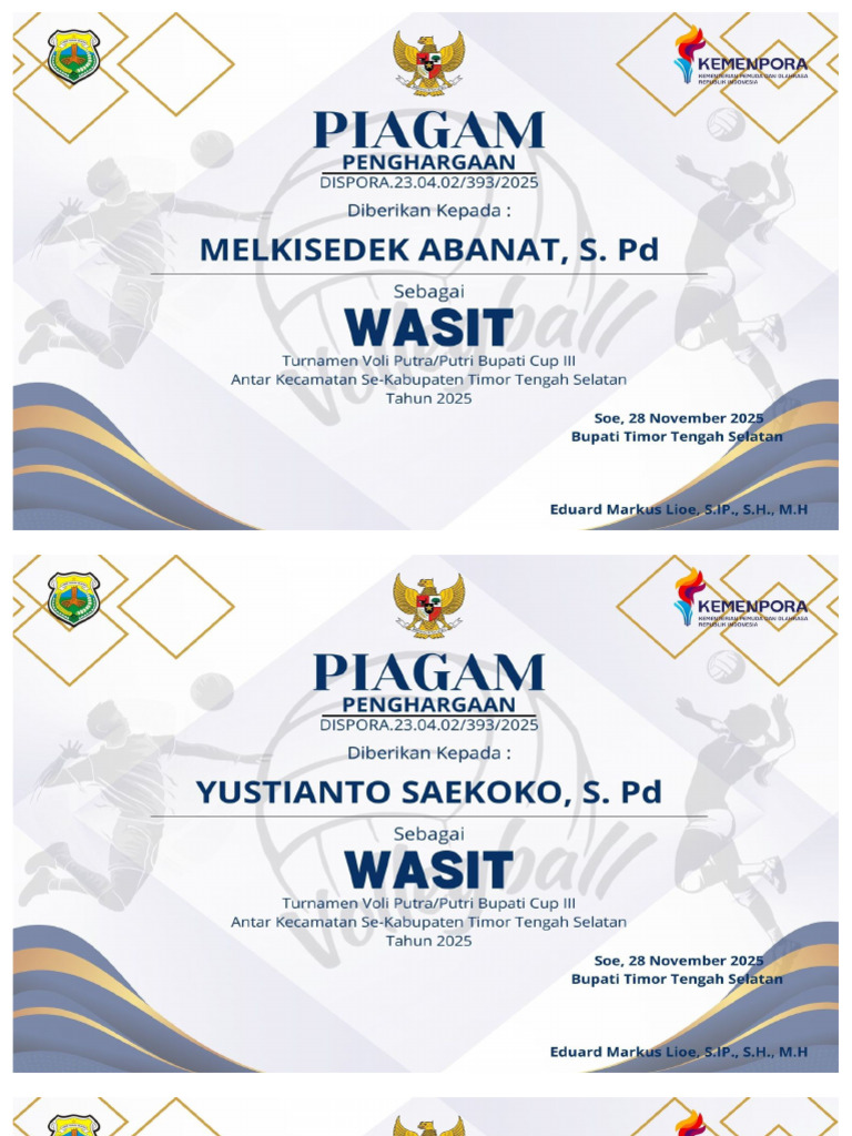 Piagam Cetak 14 | PDF