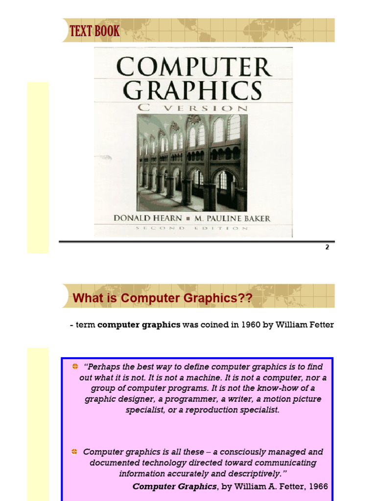 CG Reference | PDF | Computer Graphics | 3 D Computer Graphics