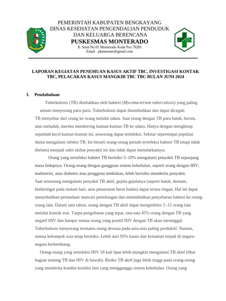 LHPD TBC Juni 2024. | PDF