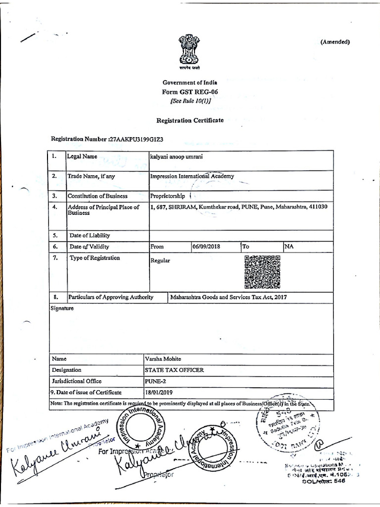 IIA Certificate | PDF