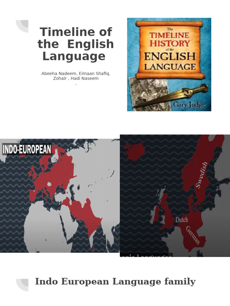 History of the English Language Timeline | PDF | English Language | Vikings