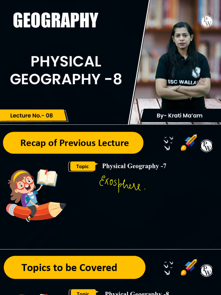 Physical Geography 08 Class Notes | PDF