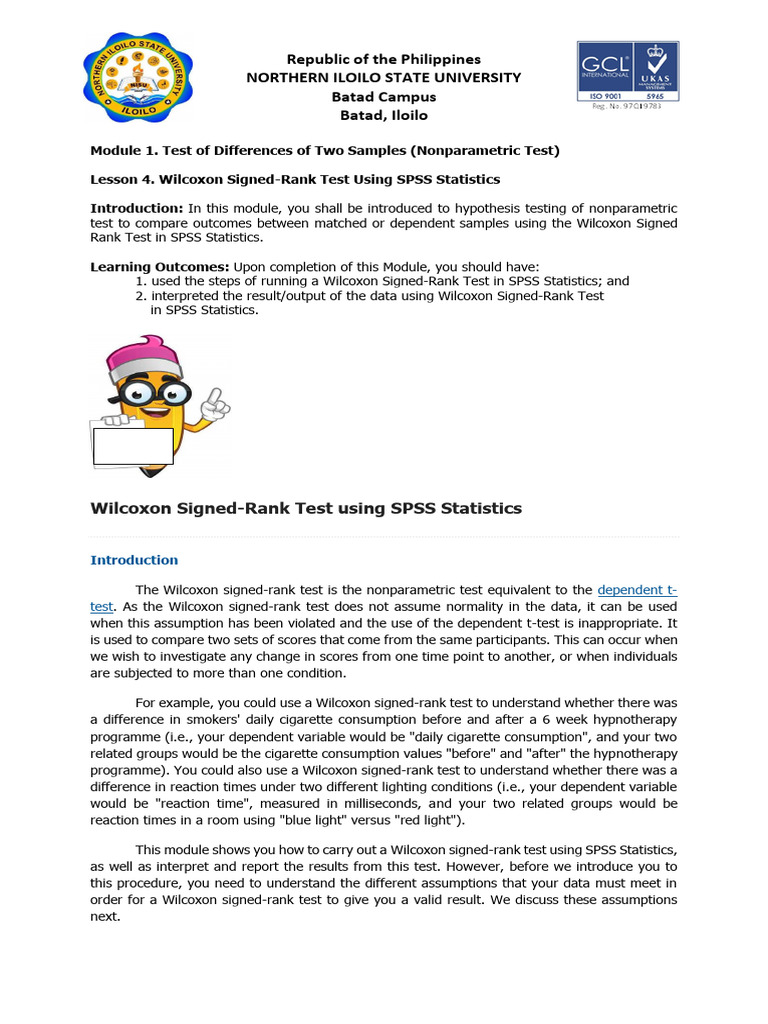 Edited Module 1 in Advanced Statistics Lesson 4 | PDF | Statistics ...