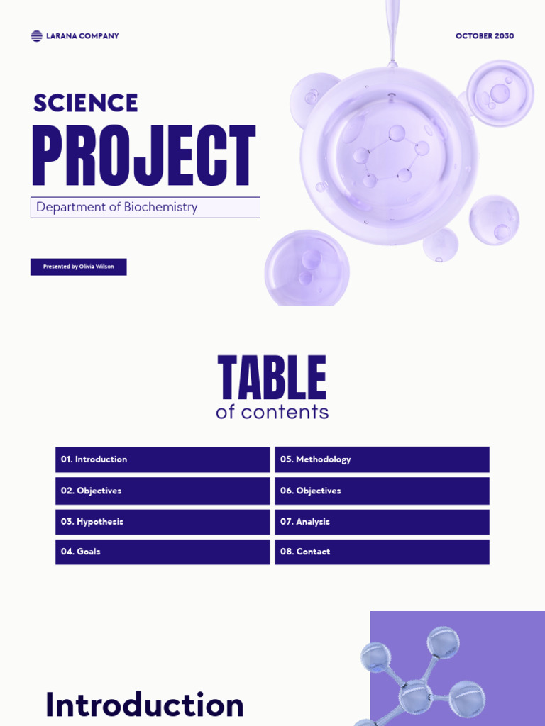 Purple and White Professional Science Project Presentation - 20251201 ...