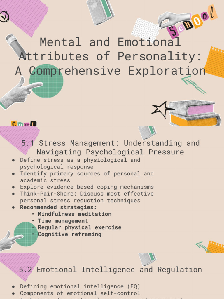 Chapter V Mental and Emotional Attributes of Personality | PDF | Stress ...