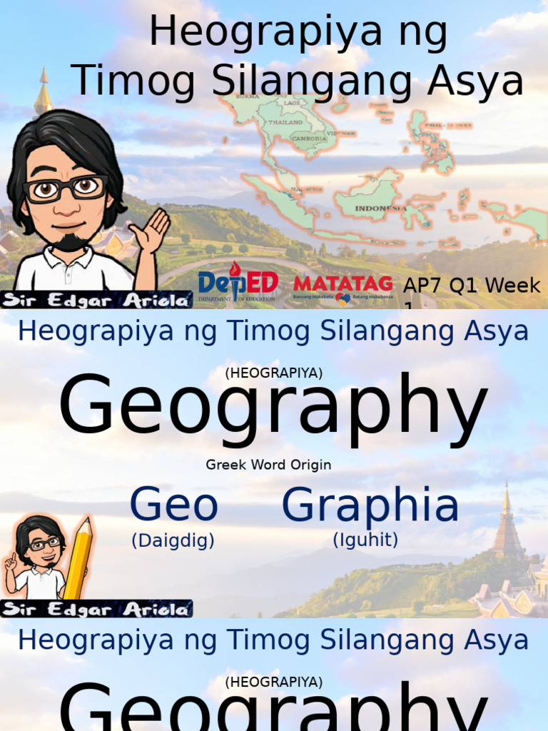 Heograpiya NG Timog Silangang Asya | PDF