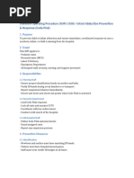 Code Pink: Infant Abduction Protocol | PDF | Patient | Hospital