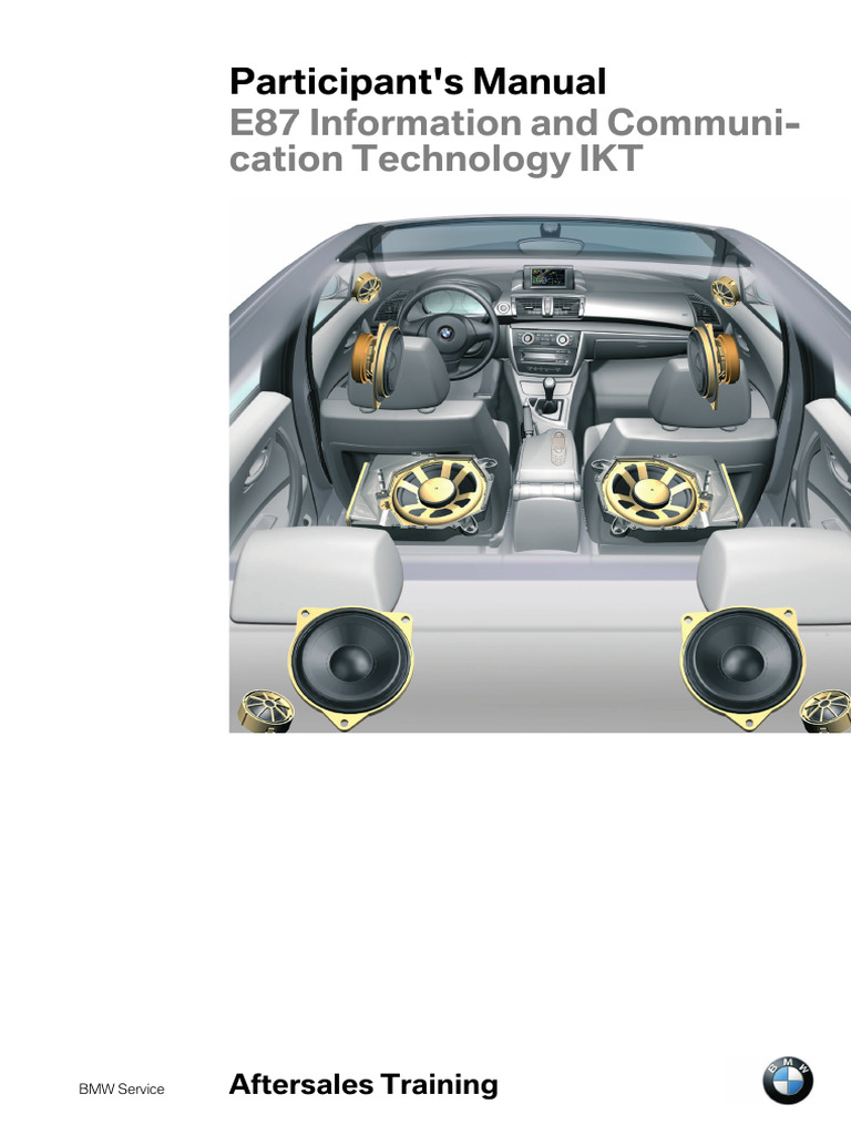 BMW E87 Ikt - en | PDF | Loudspeaker | Amplifier