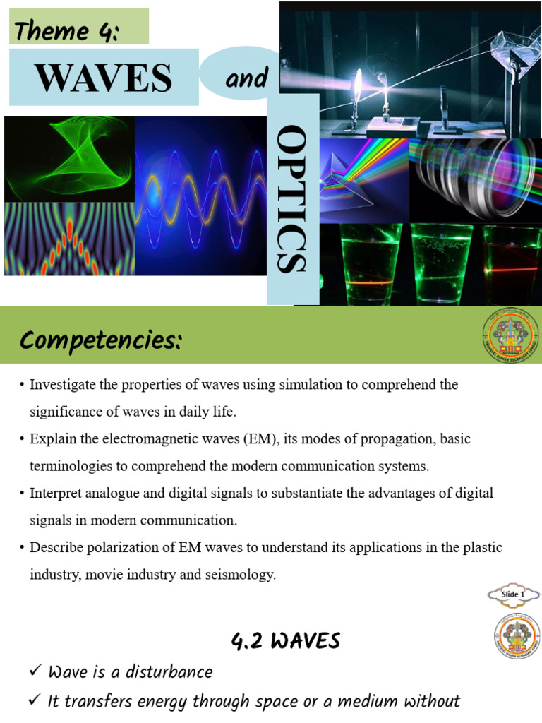 Understanding Waves and Optics Basics | PDF | Waves | Electromagnetic ...