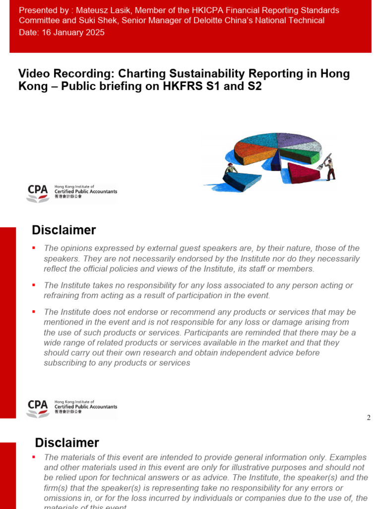 HKFRS S1 & S2: Sustainability Reporting Insights | PDF | International ...
