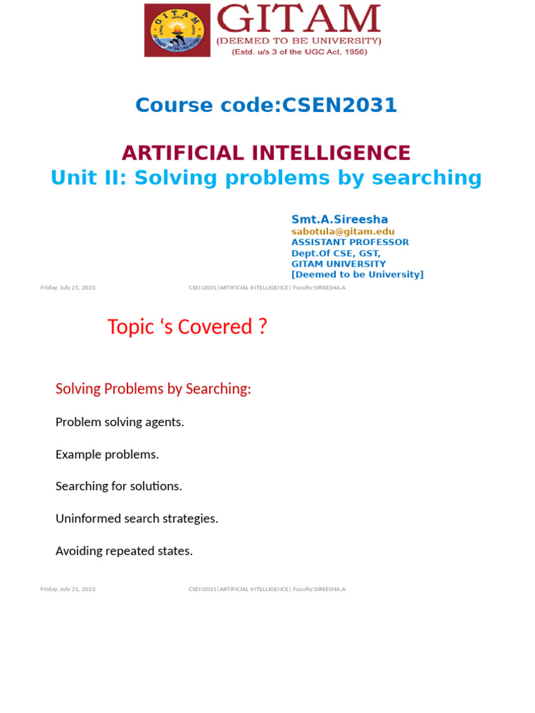 AI Problem Solving: Search Strategies | PDF | Queue (Abstract Data Type ...