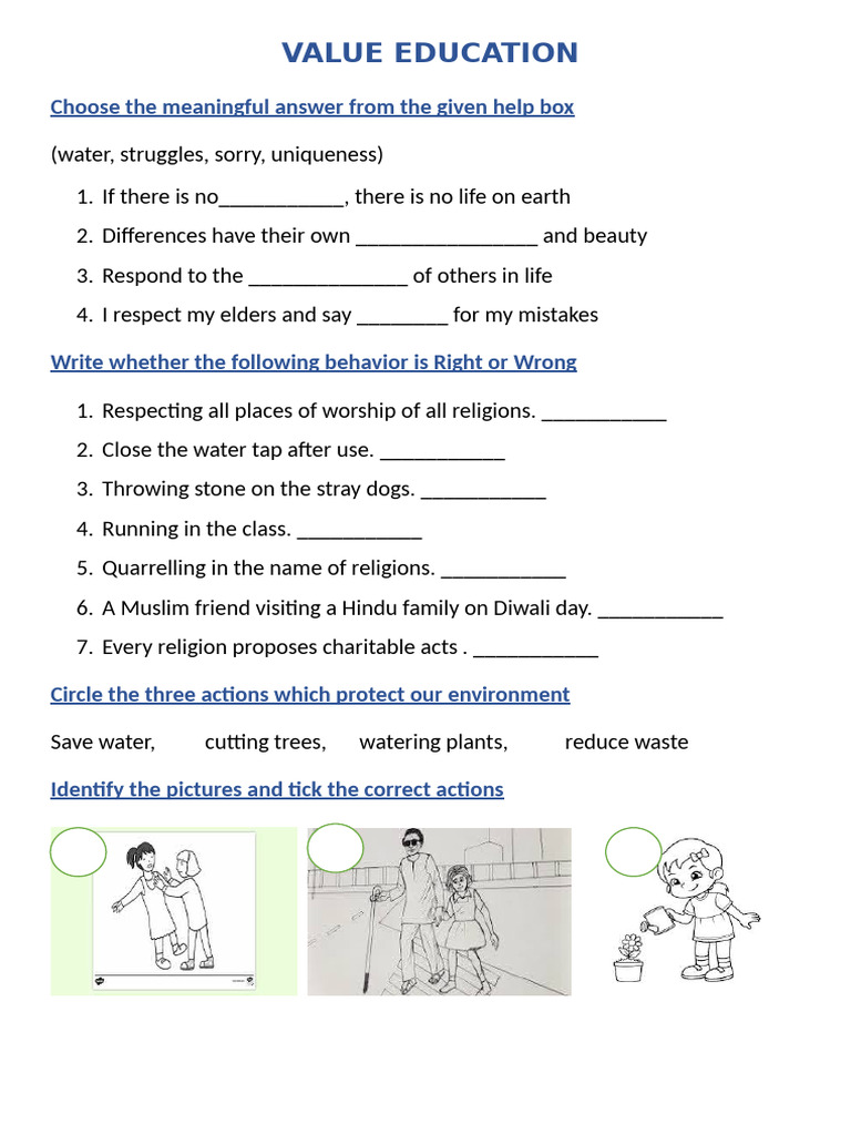 Value Education | PDF