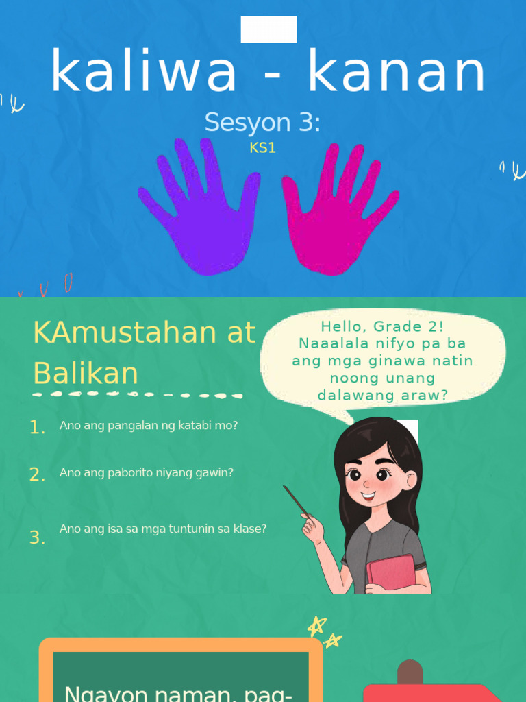 Aral PPT - Filipino 1st Week Session 3-d3 | PDF