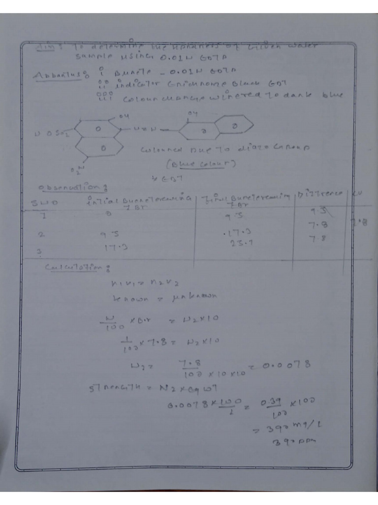 Chemistry Lab Practical | PDF