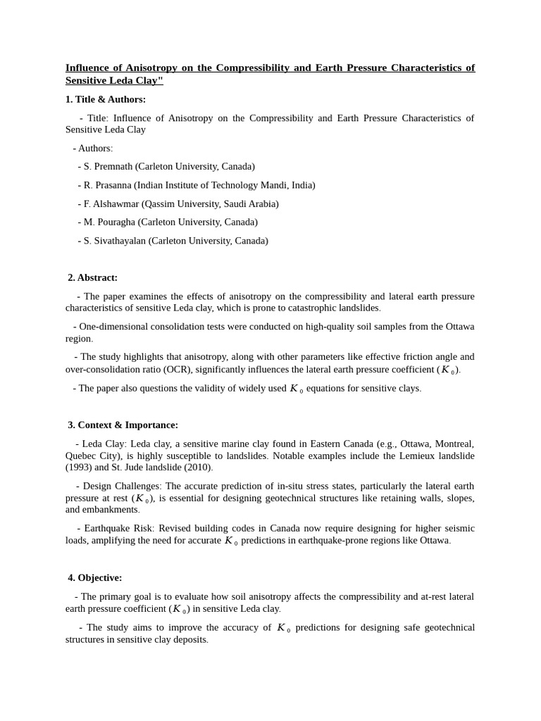 Review of Research Paper | PDF | Solid Mechanics | Soil Mechanics