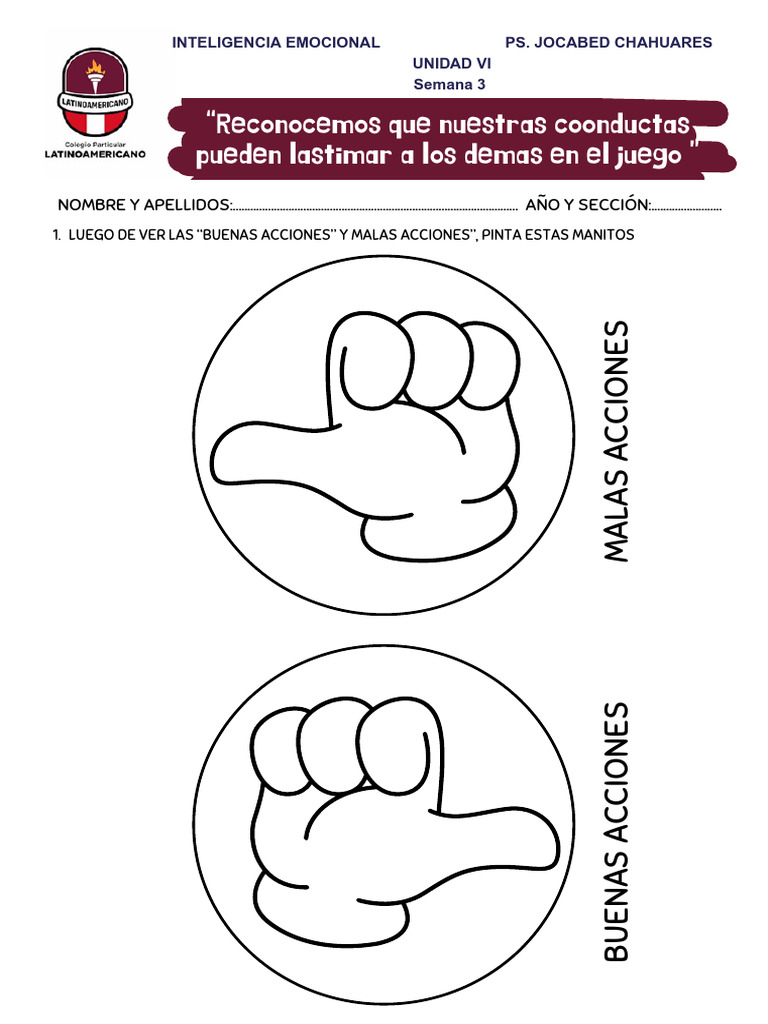 Buenas y Malas Acciones en Juego | PDF