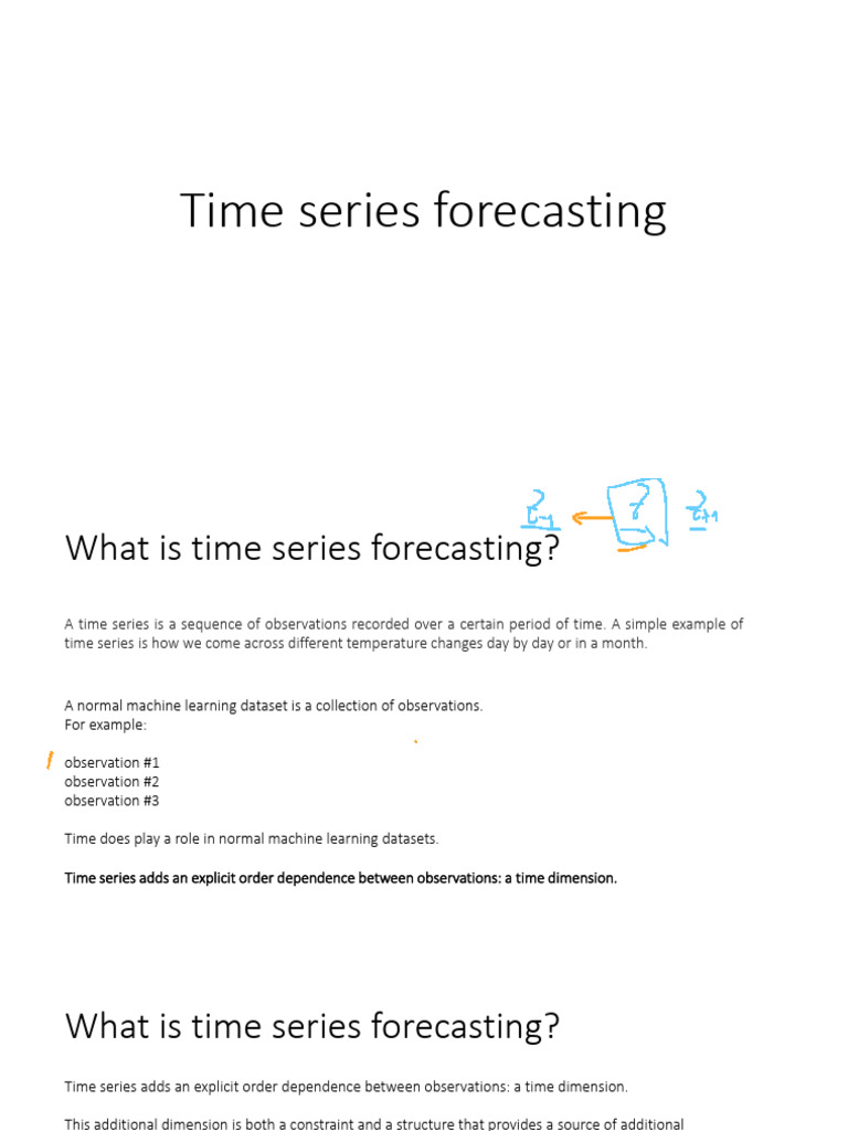 Time Series Forecasting | PDF | Time Series | Forecasting