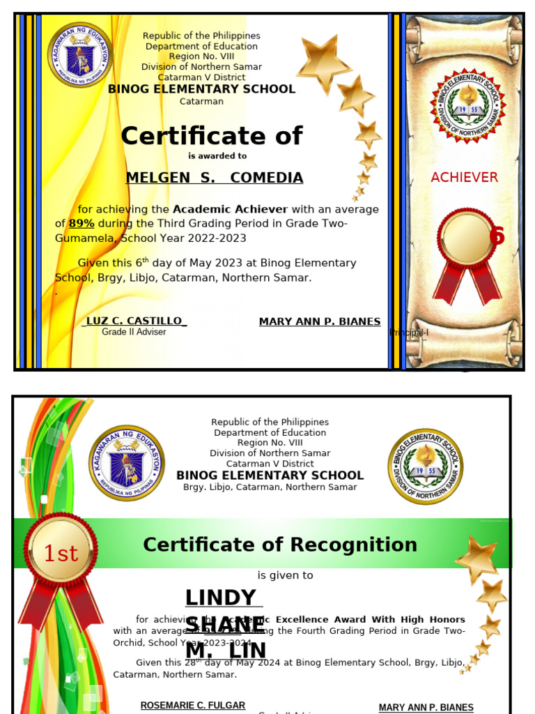 Academic Excellence Awards 2023-2024 | PDF | Public Administration ...