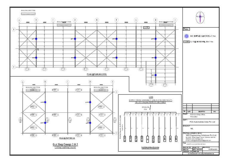 PCA Canopy 2 and 3 Electrical Drawing-Modified | PDF