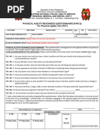 PNP PFT Form 2025 for Officers | PDF | Physical Attractiveness ...