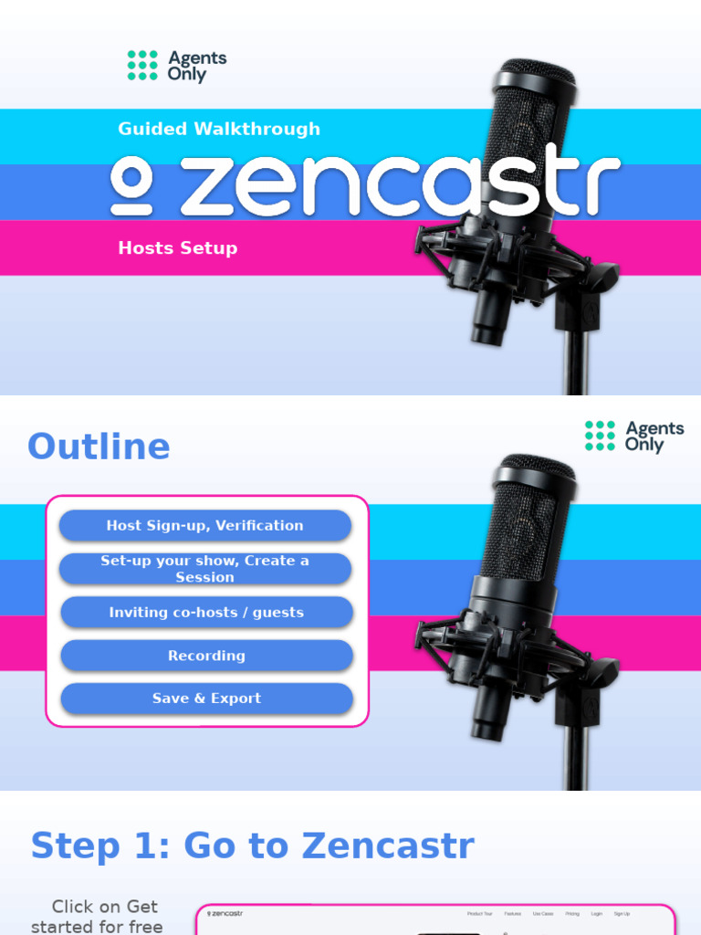 Zencastr Tutorial For Host | PDF | Podcast | Software
