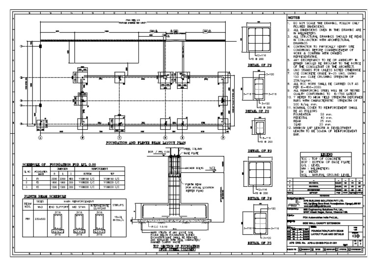 Foundation Drawing c4 | PDF