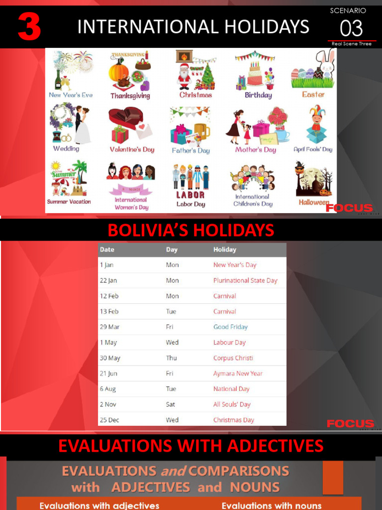 Bolivia's Holidays and Wishes Guide | PDF