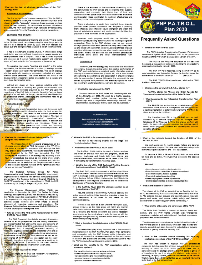 Brochure Road Map 2030 | PDF | Strategic Management | Governance