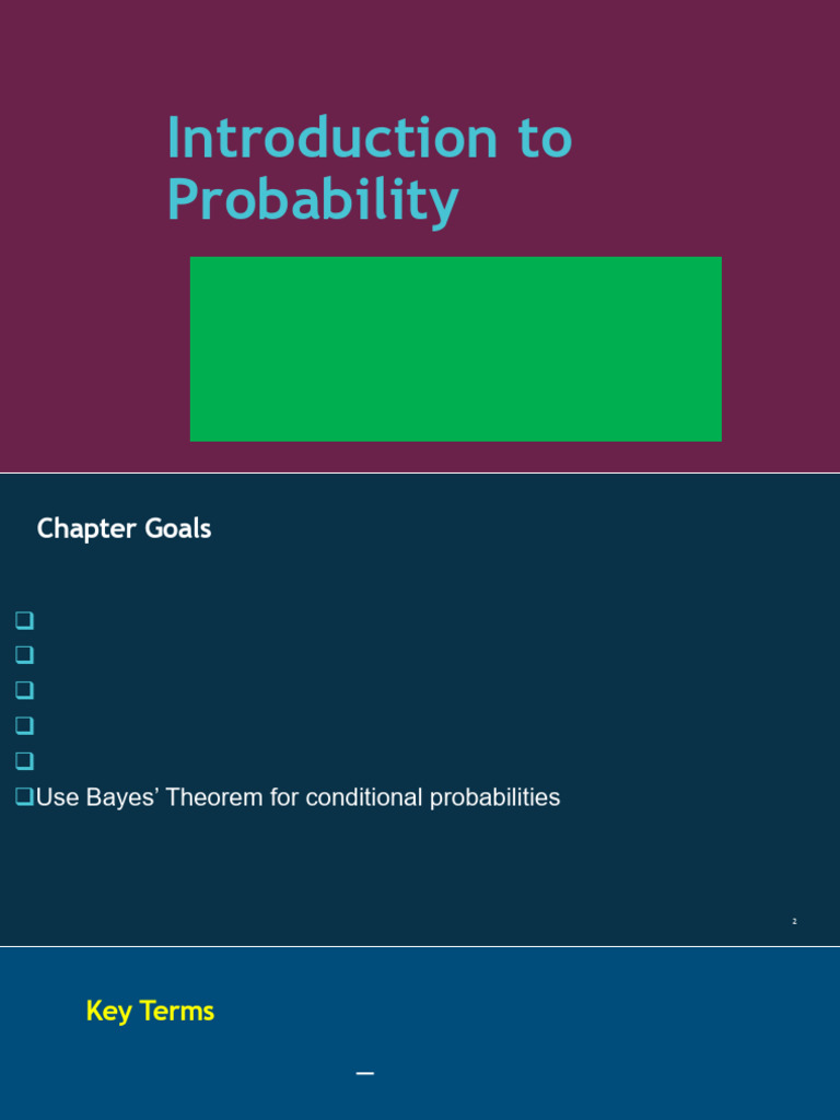 Introduction to Probability Concepts | PDF | Odds | Probability
