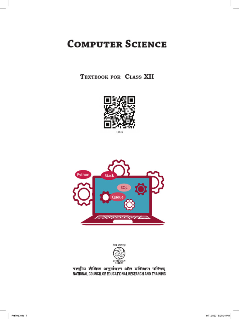 Class XII Computer Science Textbook | PDF | Computer Program | Programming
