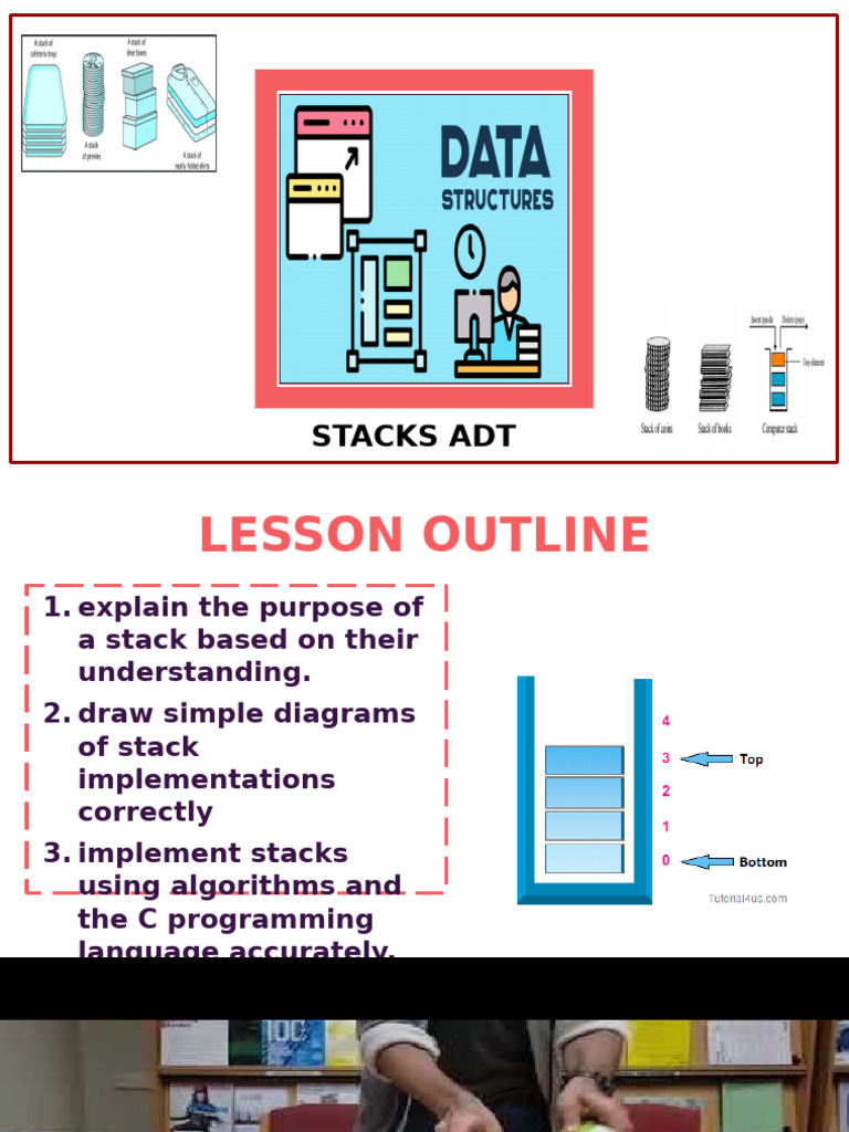 Data Structures - Stacks | PDF | Computer Programming | Algorithms And ...