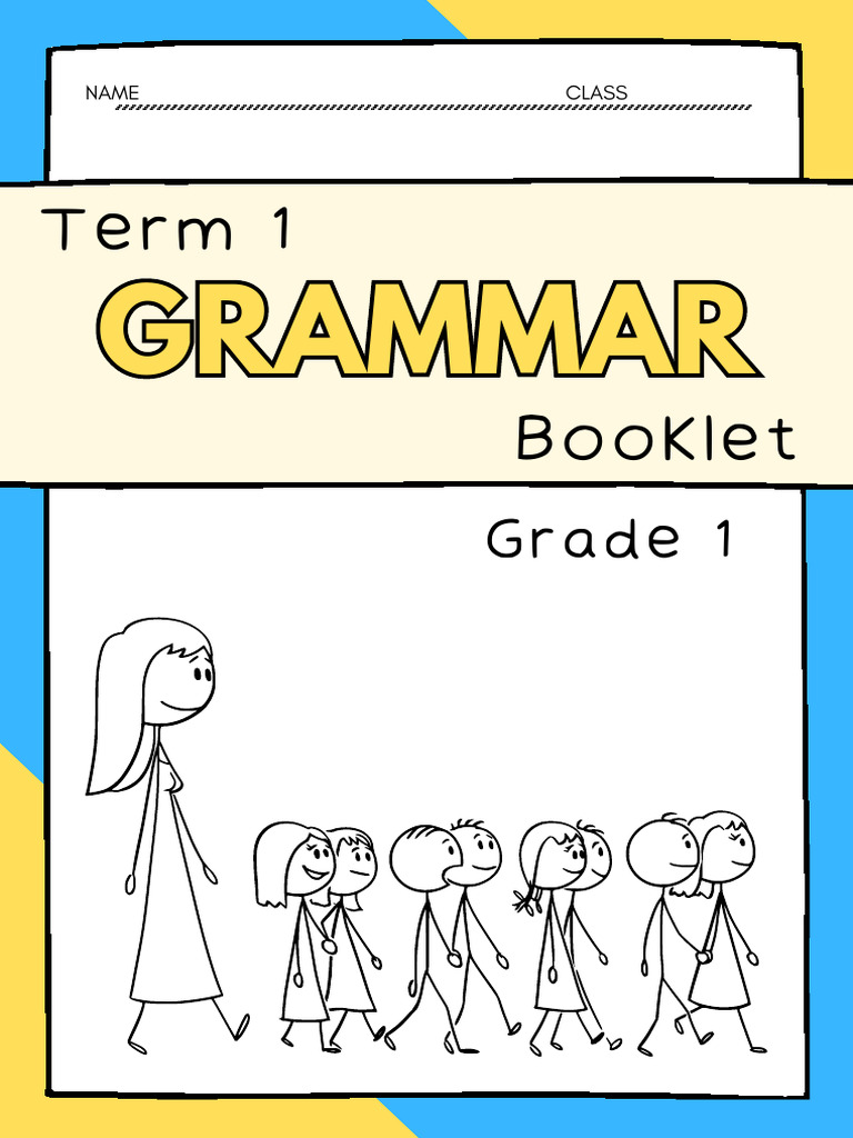 Grade 1 Grammar: Singular & Plural Nouns | PDF | Plural | Verb