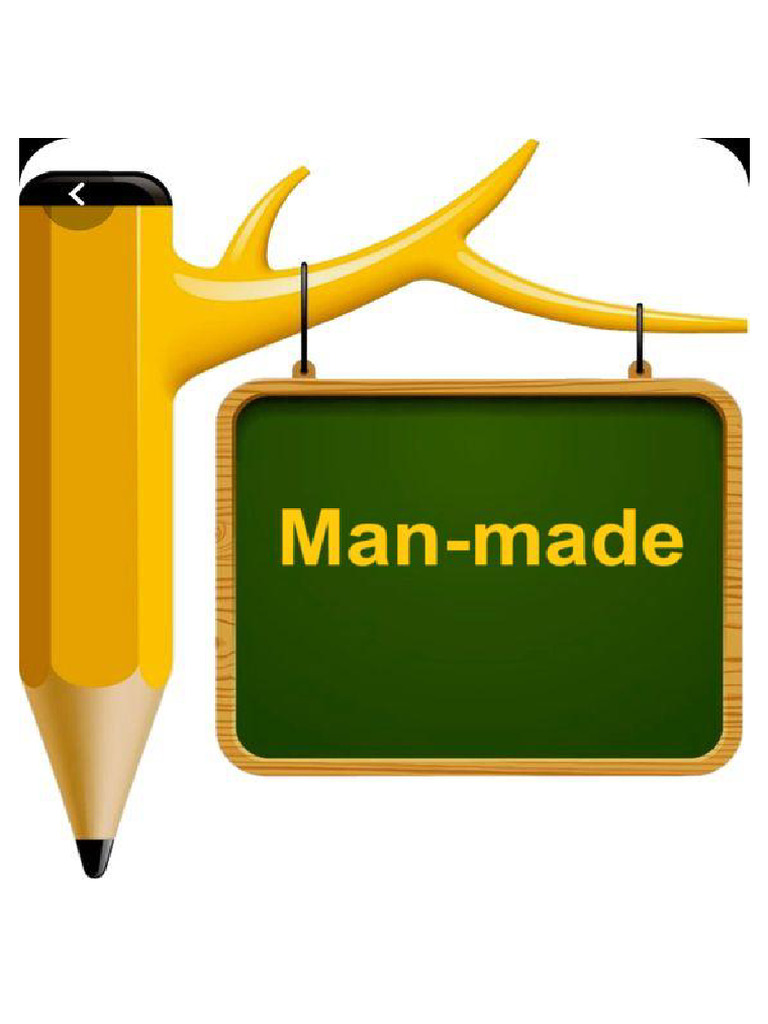 Natural vs Man-made. PDF | PDF