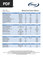 Polypropylene Material Properties Data Sheet | PDF | Strength Of ...