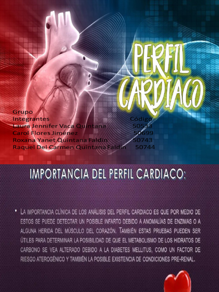 Perfil Cardiaco | PDF