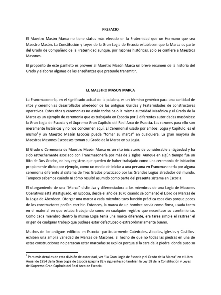 The Mark Master Mason | PDF | Masonería | Gremio