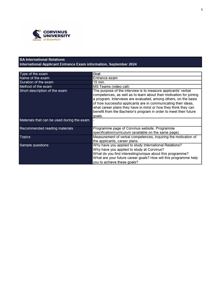 BA International Relations 2024.ae3 | PDF