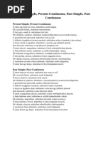 Past Simple + Past Continuous (1) | PDF