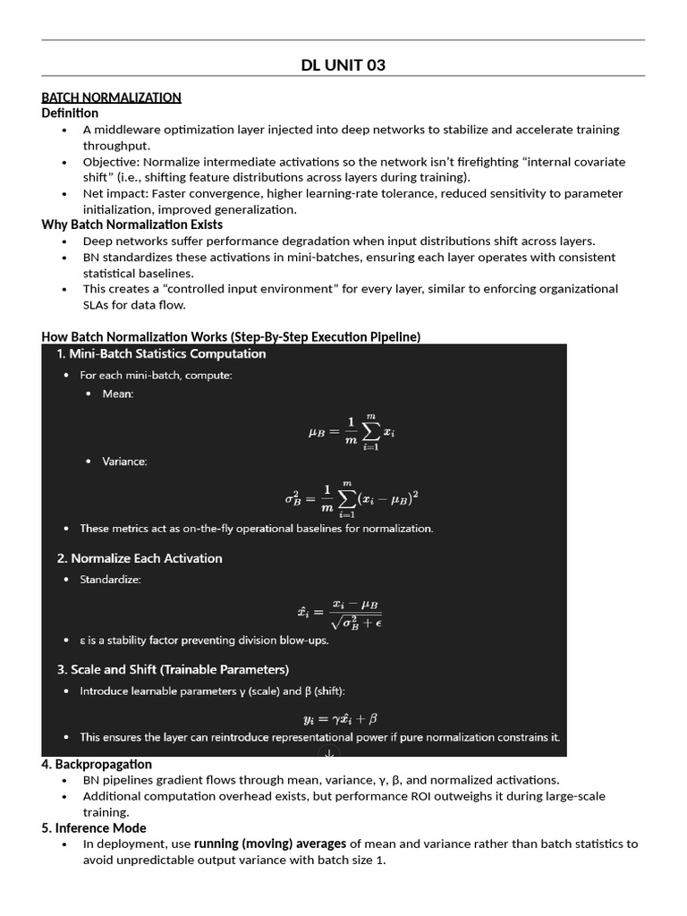 Dl Endsem Notes | PDF | Algorithms | Learning