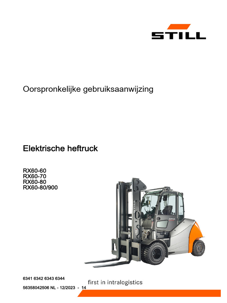 RX60 60 80 NL Manual | PDF