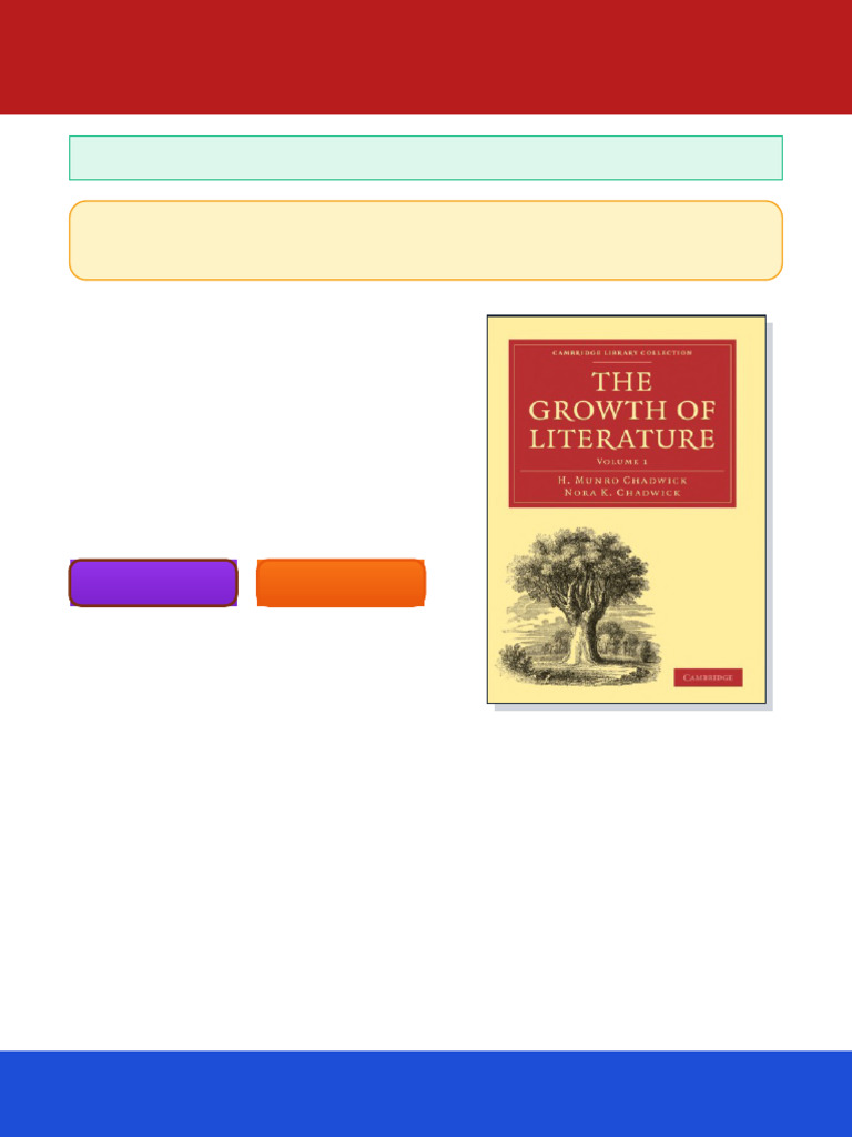 The Growth of Literature Vol 1 The Ancient Literatures of Europe Hector ...