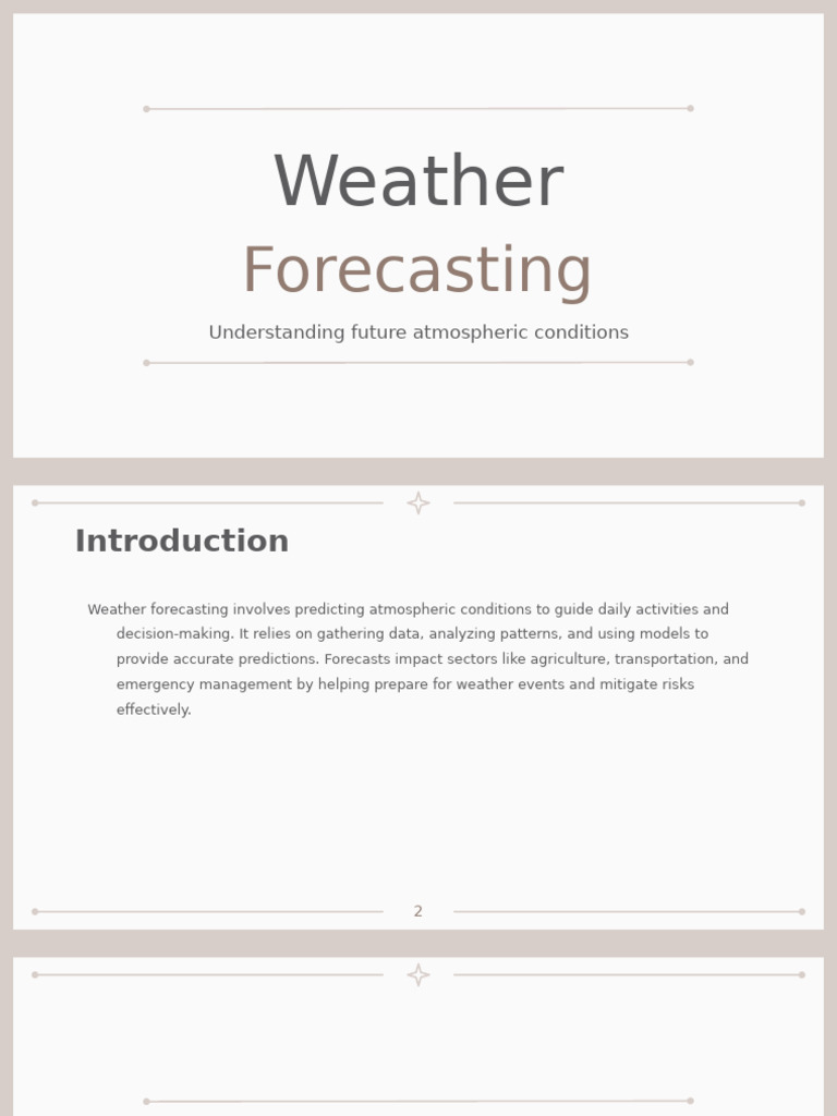 Weather Forecasting Explained: Methods & Uses | PDF | Weather ...
