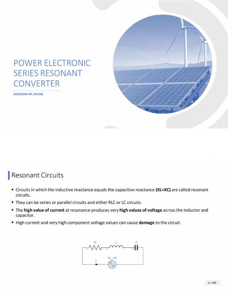 13 Power Electronic Resonant Converter I Pdf