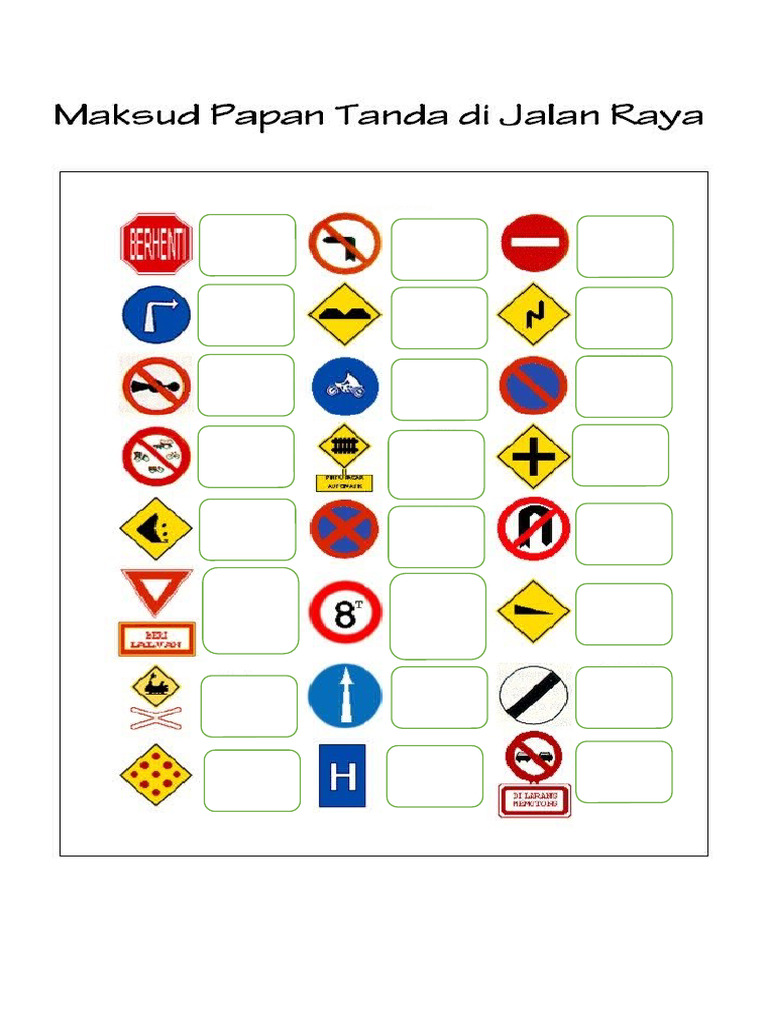 Simbol Jalan Raya Kosong | PDF