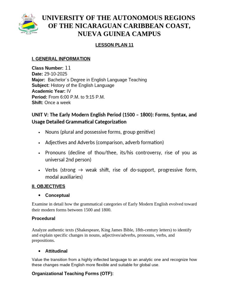 HEL Class Eleven 29-10-25 | PDF | English Language | Verb