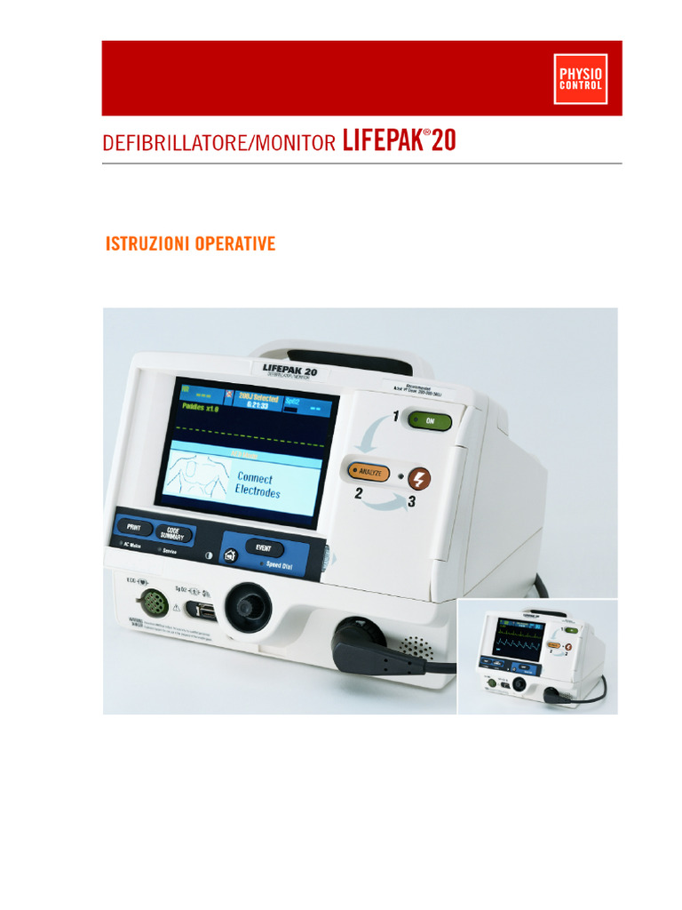 DEFIBRILLATORE_MONITOR LIFEPAK 20 _ Manualzz | PDF