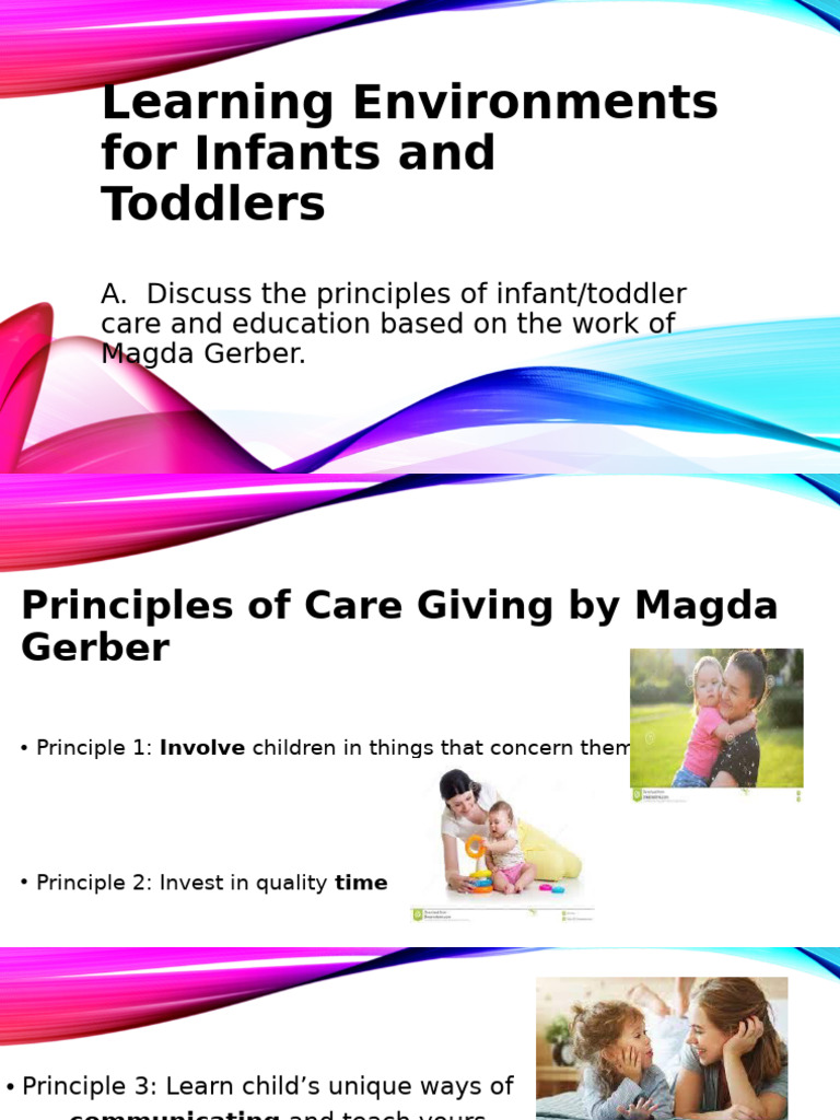 Learning Environments For Infant Toddler 1 | PDF | Toddler | Infants
