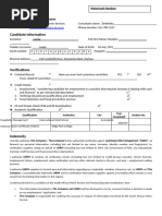 DMRE 370 FM Application Form For Acceptance | PDF | Occupational Safety ...