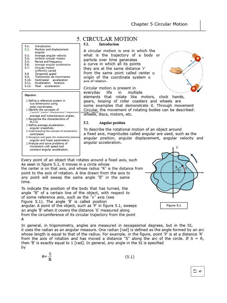 Understanding Circular Motion Concepts | PDF | Rotation Around A Fixed ...